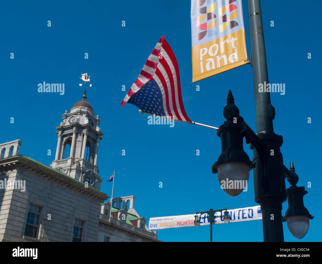 City Hall building in Portland Maine Stock Photo - Alamy