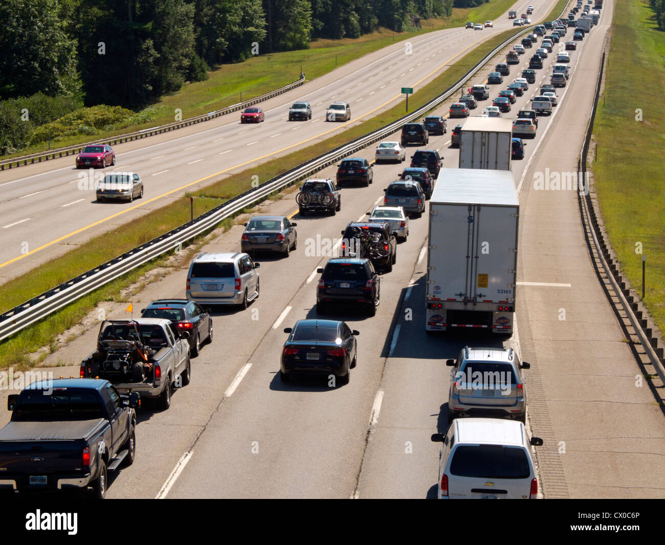 Tractor traffic jam hi-res stock photography and images - Alamy
