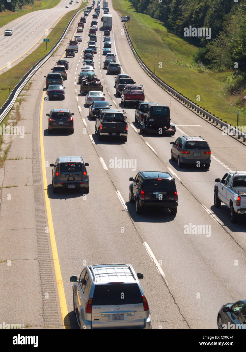 summer highway traffic Stock Photo - Alamy