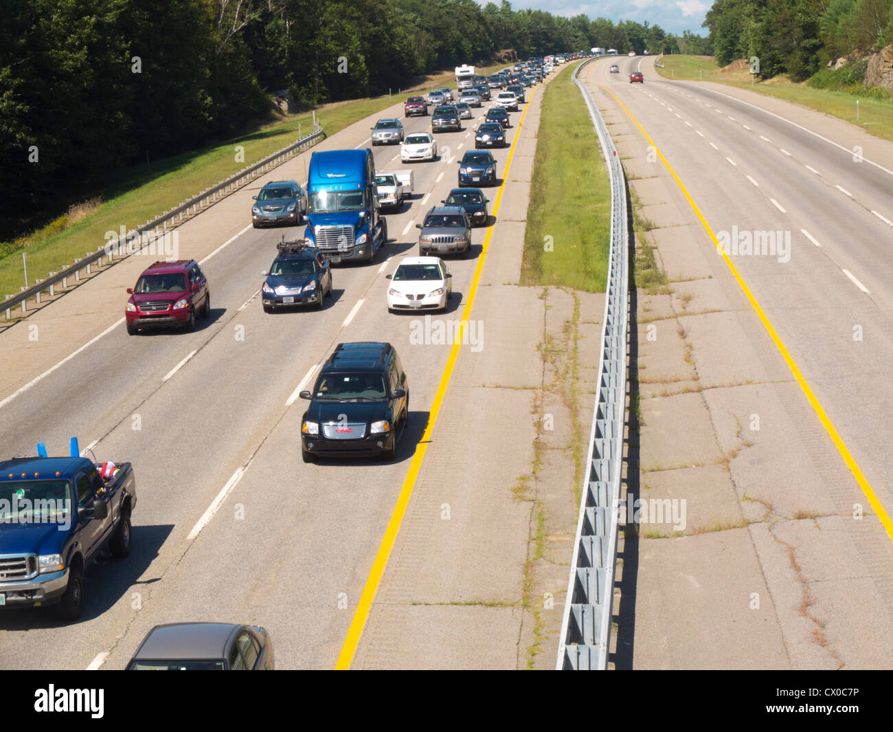 Traffic jam weekend hi-res stock photography and images - Alamy