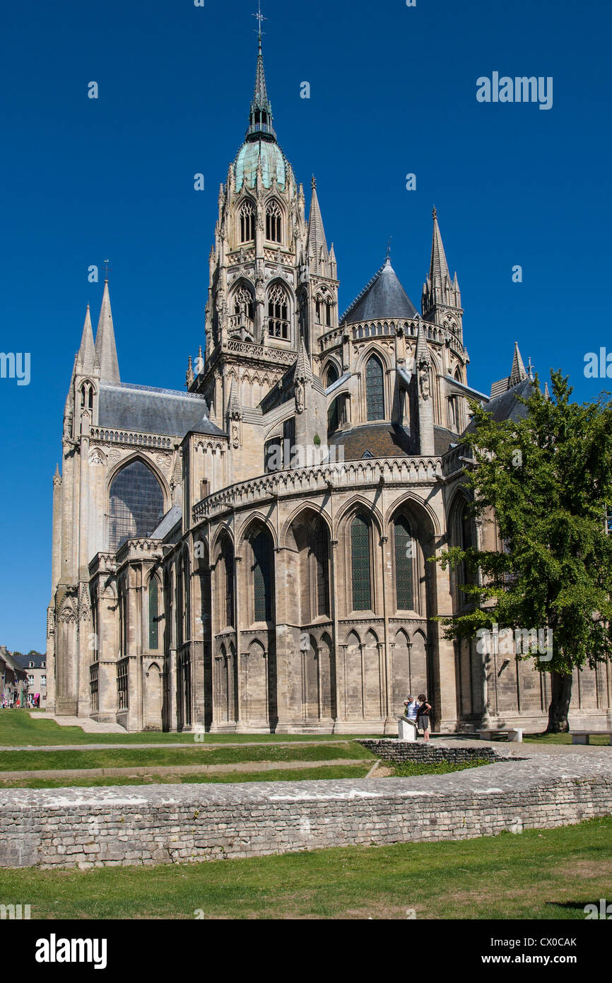 Bayeux cathedral hi-res stock photography and images - Alamy