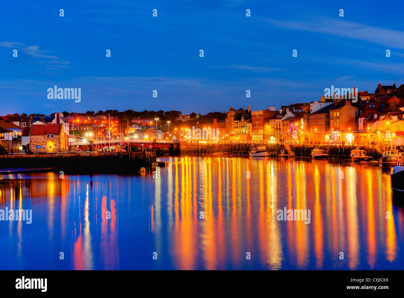Whitby at night hi-res stock photography and images - Alamy