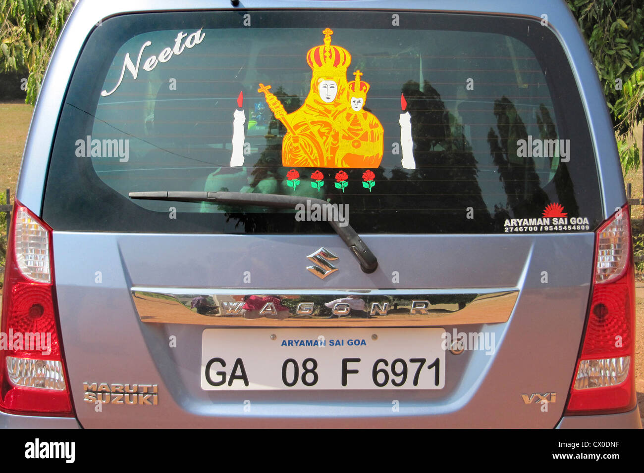 India, Goa region, Old Goa, car Stock Photo - Alamy