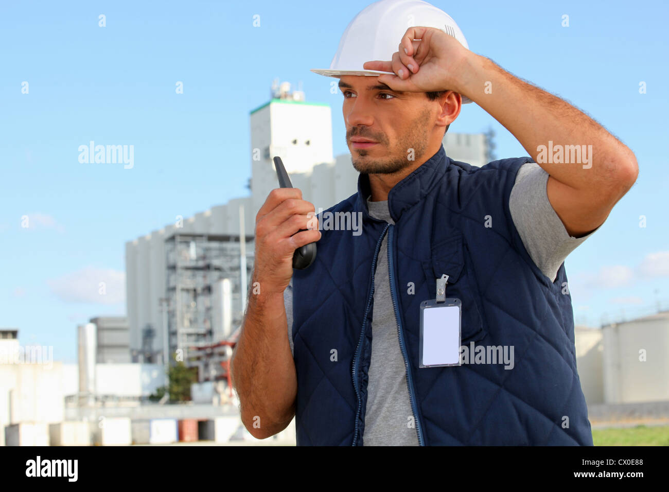 Man cb radio hi-res stock photography and images - Alamy