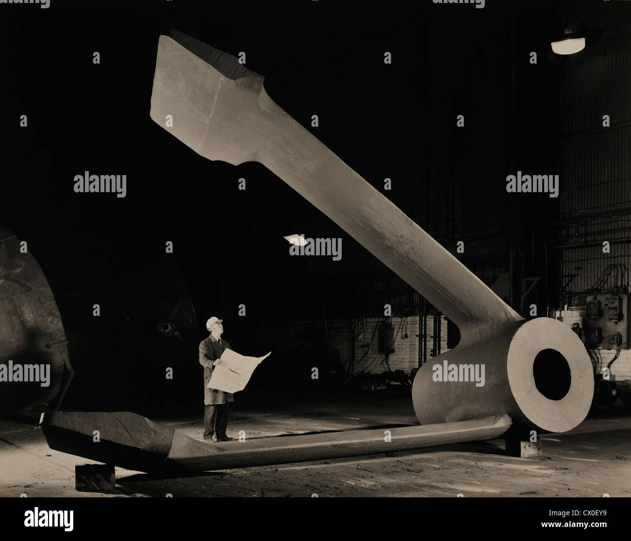 Ship's Casting Grimesthorpe Foundry British Steel Sheffield Stock Photo ...