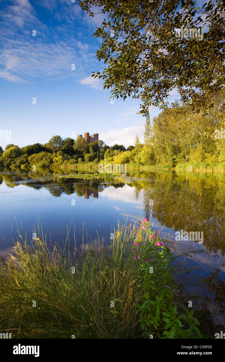 Tattershall Castle in the Lincolnshire village of Tattershall. The ...