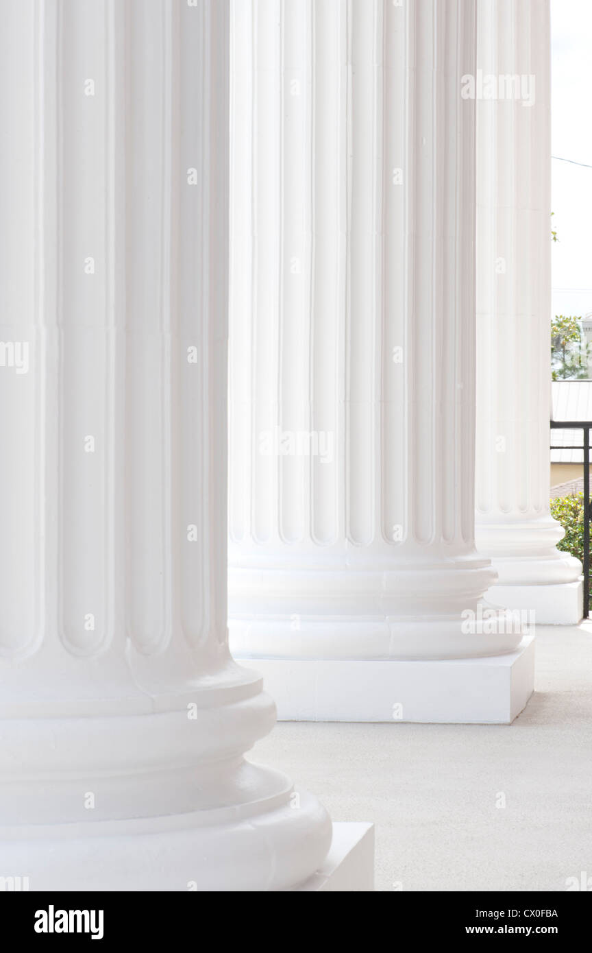 columns at a church Stock Photo - Alamy