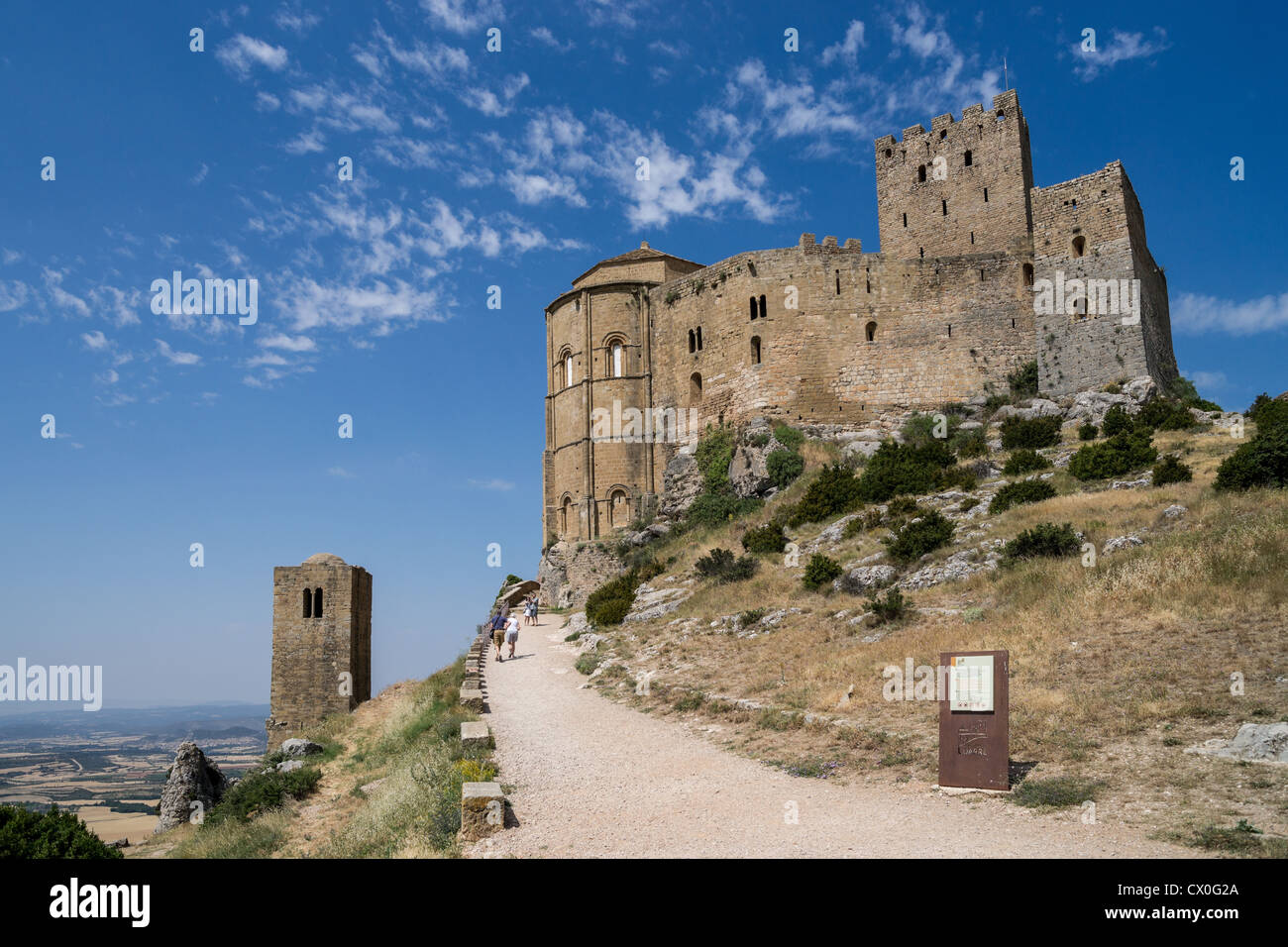 World locations loarre castle hi-res stock photography and images - Alamy