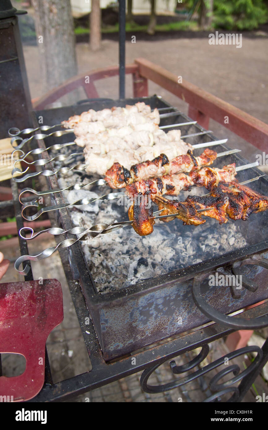 Turning steak meat cooking on hi-res stock photography and images - Alamy