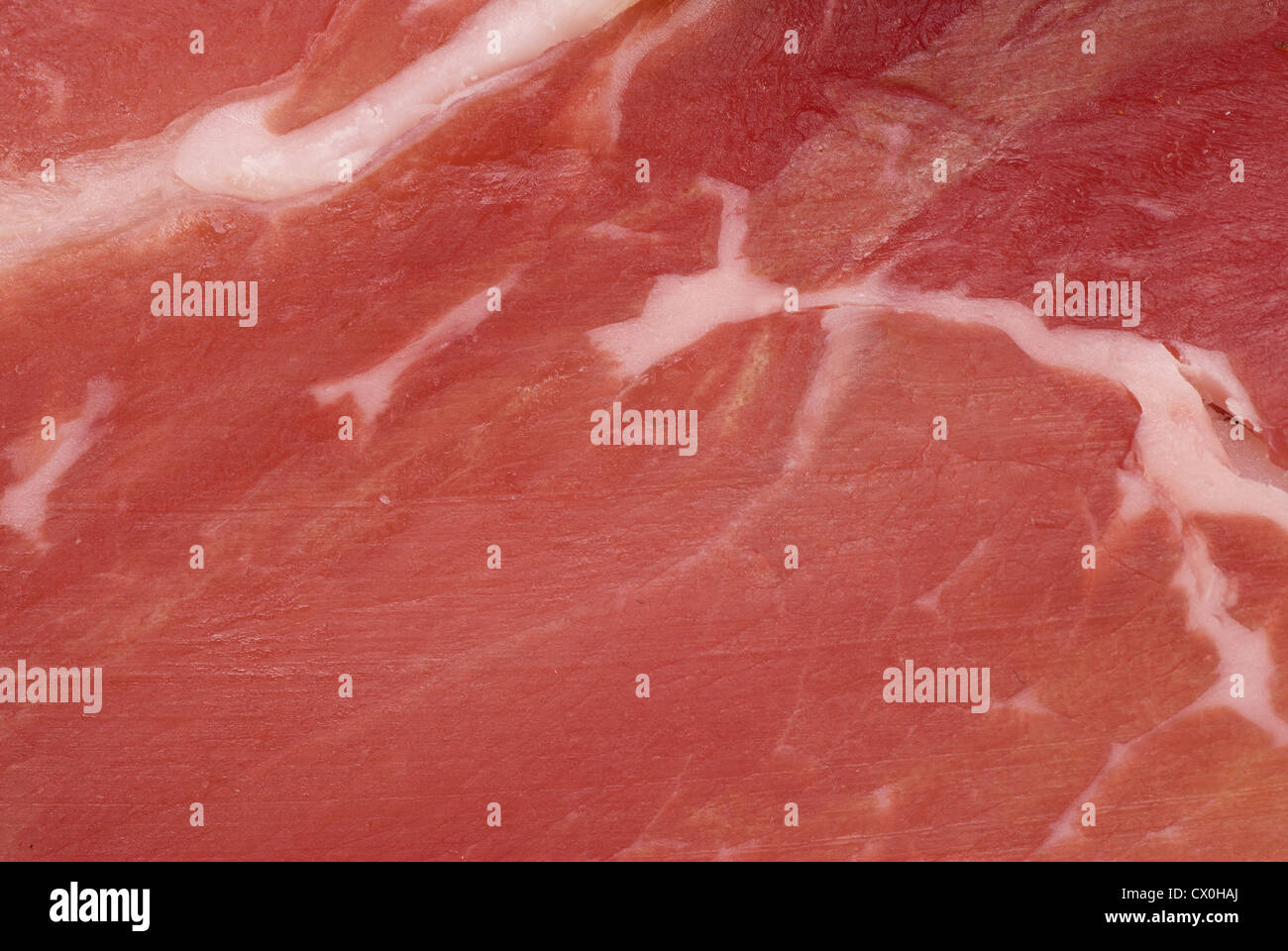 Texture of a slice of smoked ham Stock Photo - Alamy