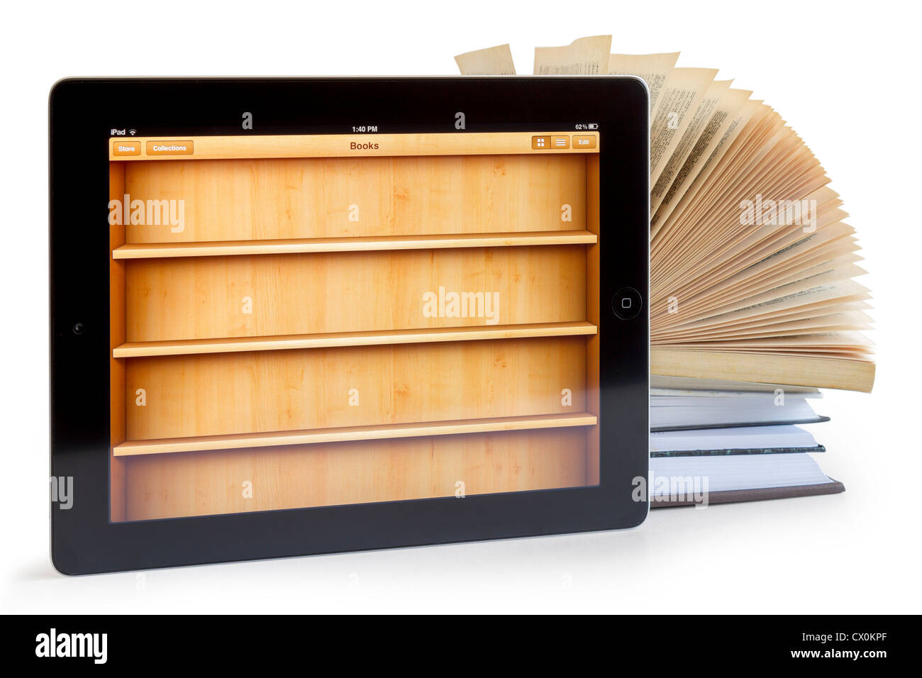 Tablet pc computer apps Cut Out Stock Images & Pictures - Alamy