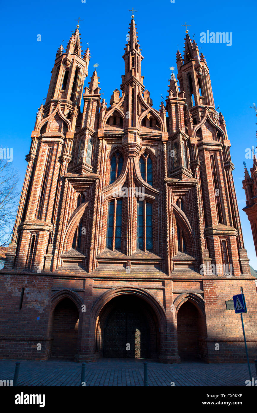Architecture Vilnius Lithuania Stock Photo - Alamy