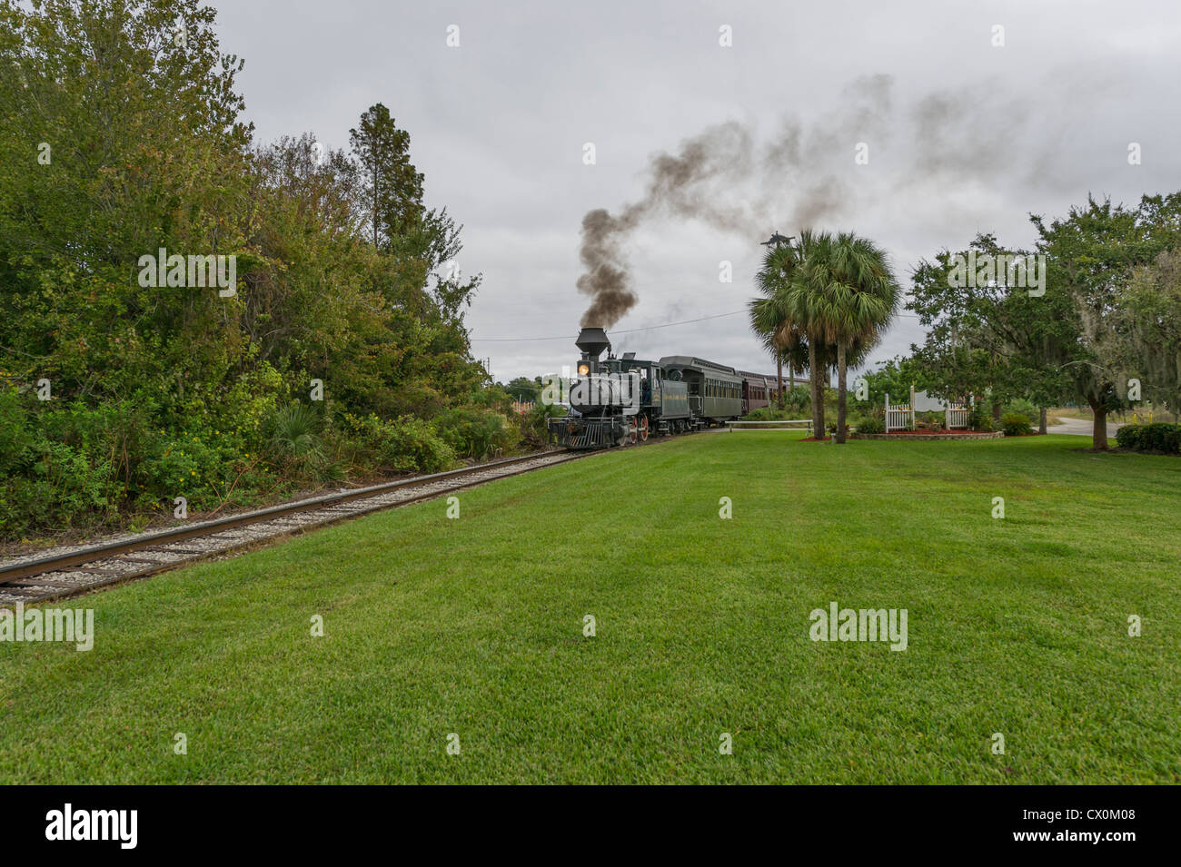1907 locomotive Steam Train located in Tavares, Florida and still ...