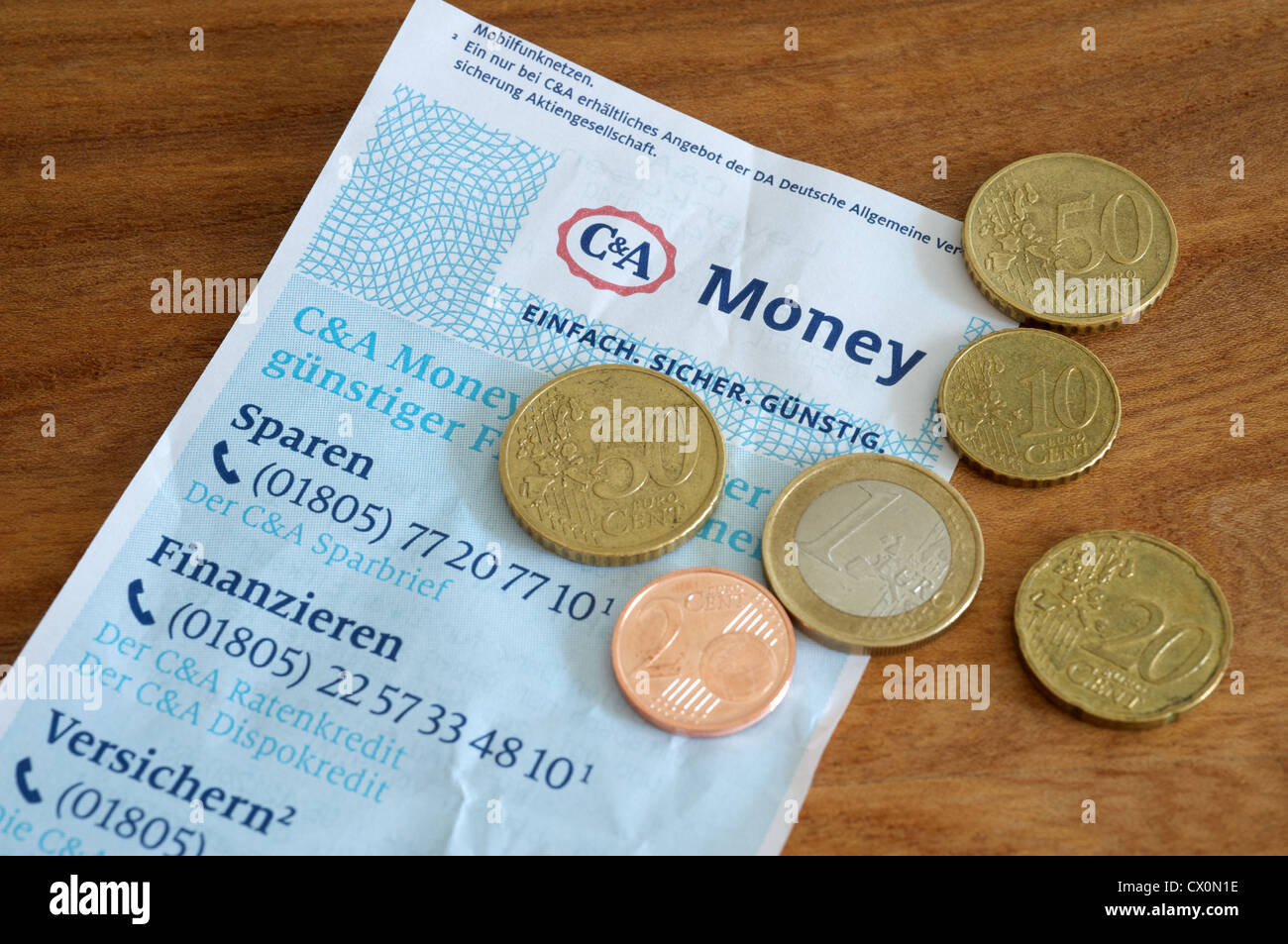 German for money hi-res stock photography and images - Alamy