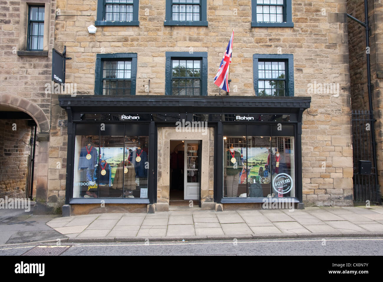 Rohan shop, Bakewell Stock Photo - Alamy