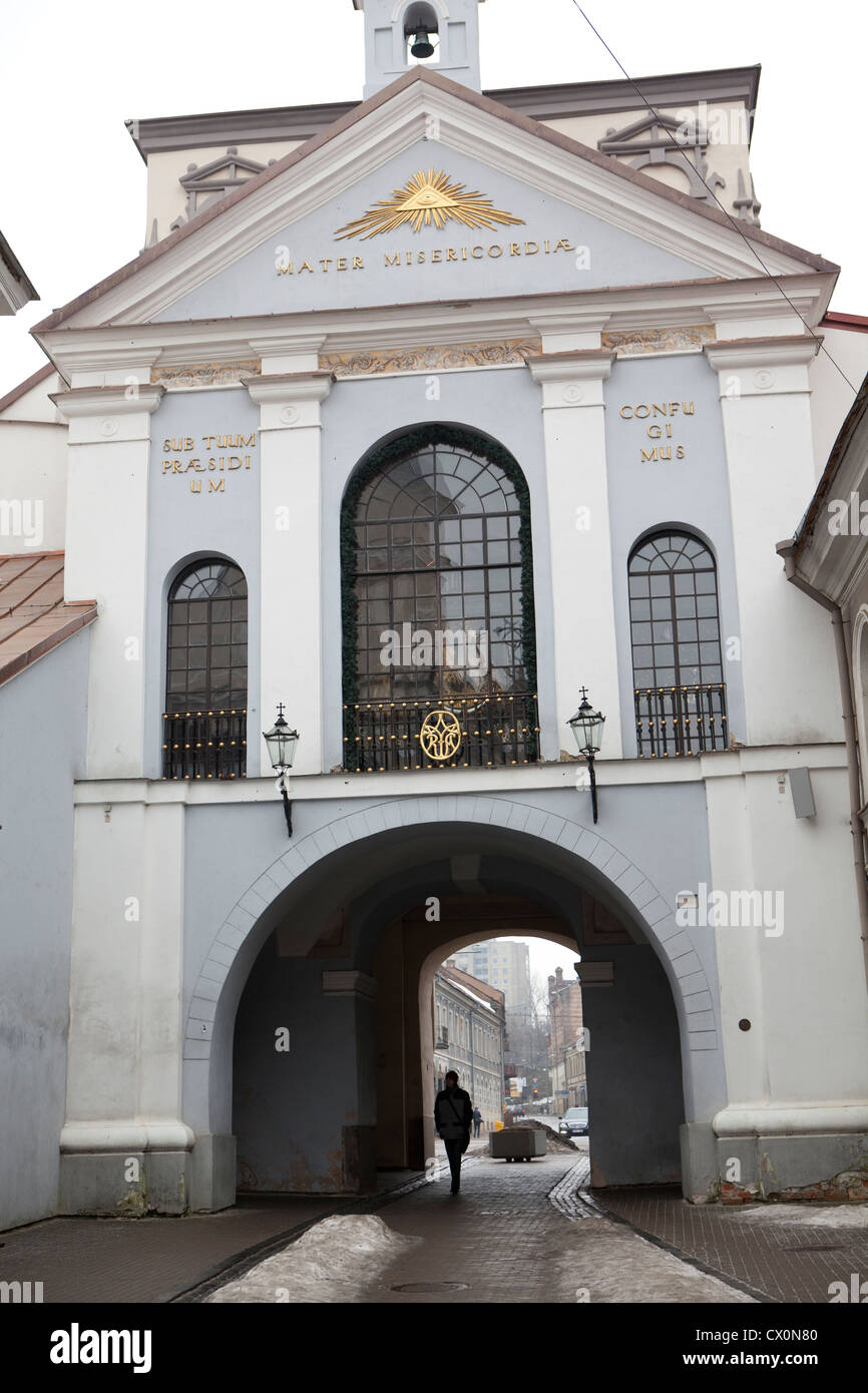 Gate of Dawn Vilnius Lithuania Stock Photo - Alamy