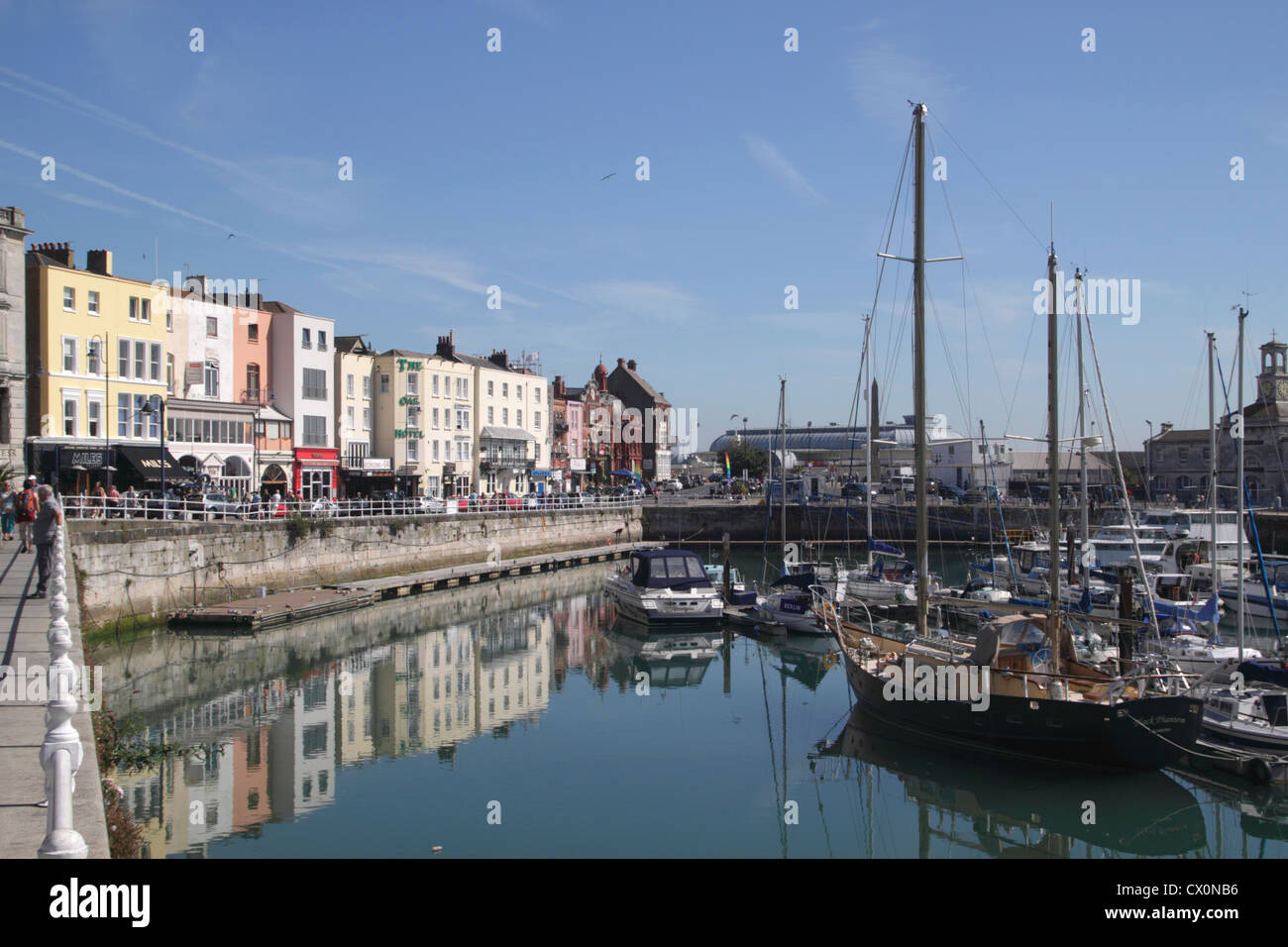 Harbour Parade by the Yacht Marina Ramsgate Kent Stock Photo - Alamy