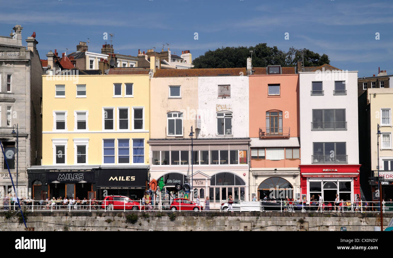 Shops at Harbour Parade Ramsgate Kent Stock Photo - Alamy