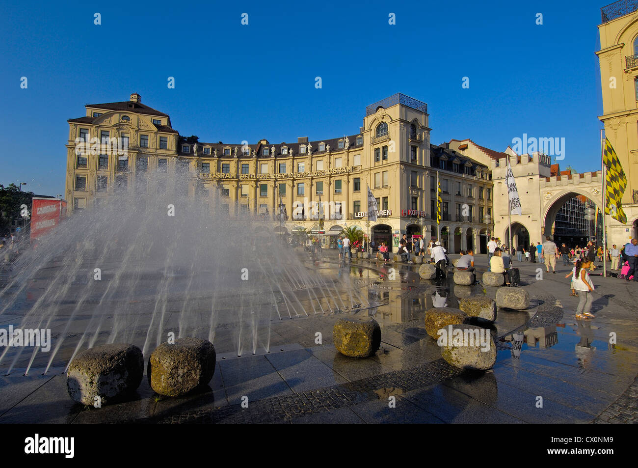 Karlsplatz , Munich, Bavaria, Germany, Europe Stock Photo - Alamy