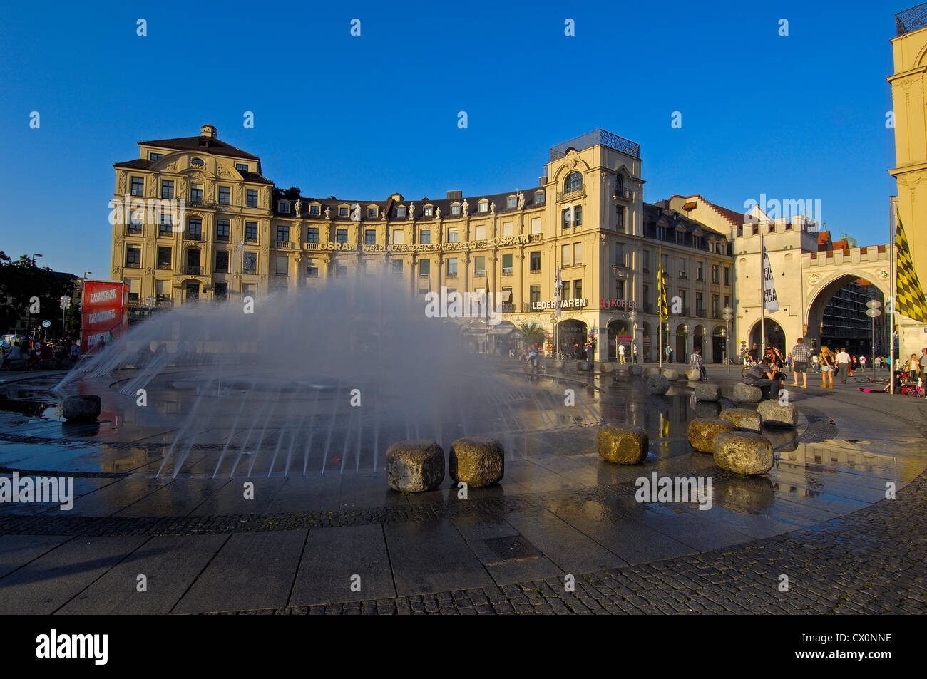 Karlsplatz , Munich, Bavaria, Germany, Europe Stock Photo - Alamy