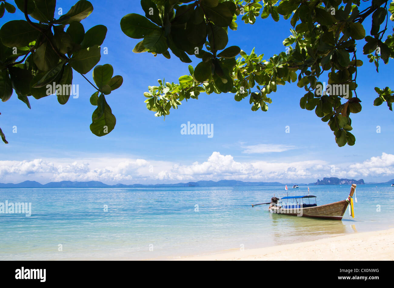 boats and islands in andaman sea Thailand Stock Photo - Alamy
