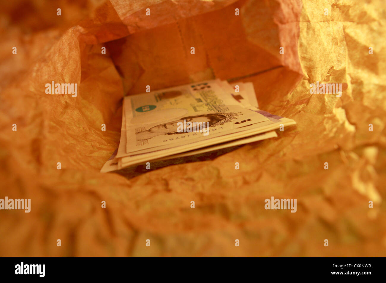 A flat brown paper bag hi-res stock photography and images - Alamy