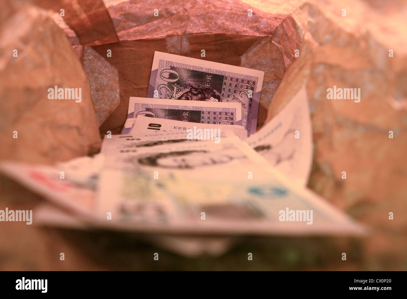 Inside brown paper bag hi-res stock photography and images - Alamy