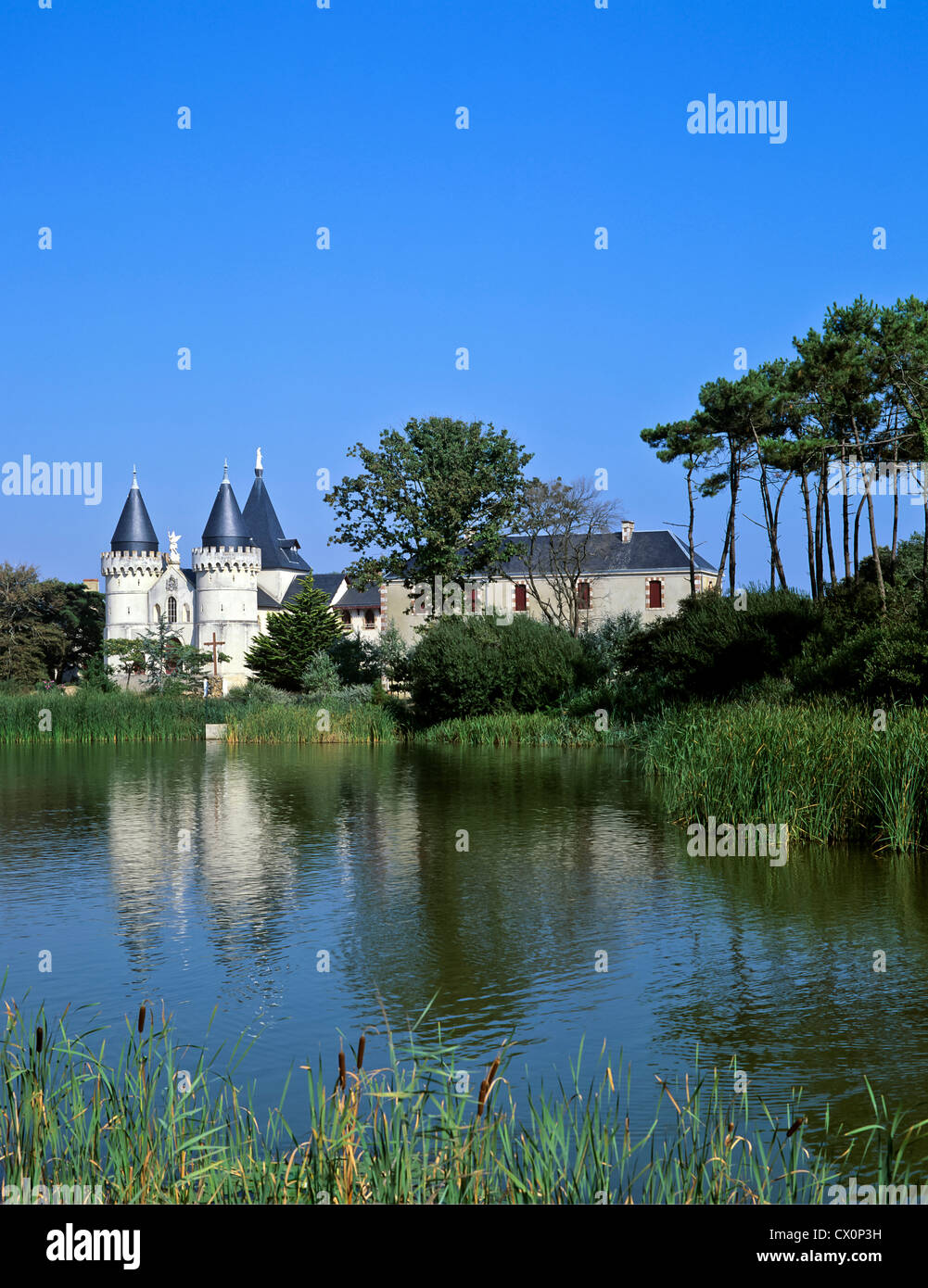8248. Notre Dame de Bourgenay, Port de Bourgenay, Vendee, France ...