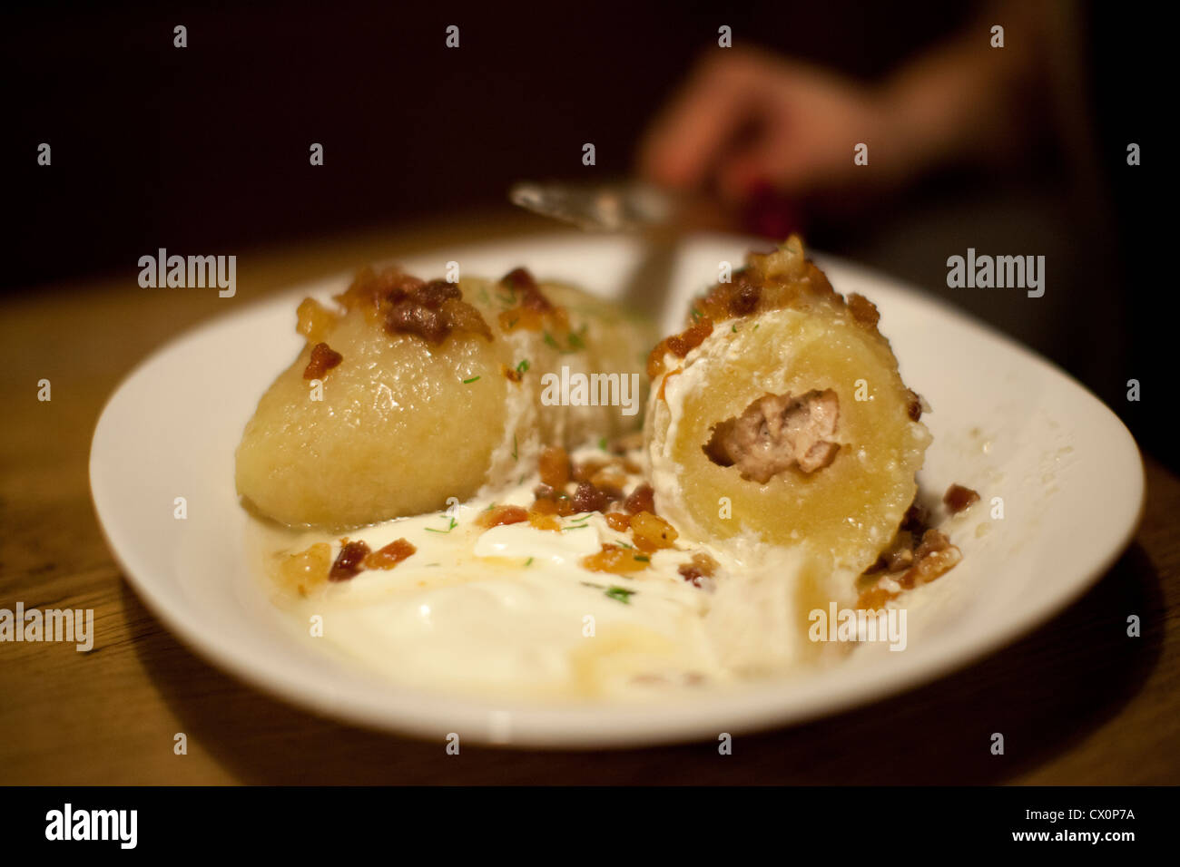 Zeppelin Medininkai restaurant Vilnius Lithuania Stock Photo - Alamy