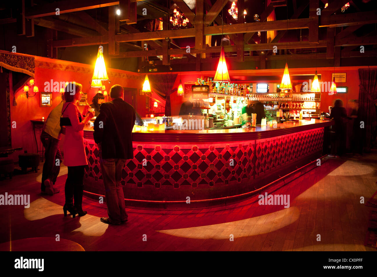 nightlife Vilnius Lithuania Stock Photo - Alamy