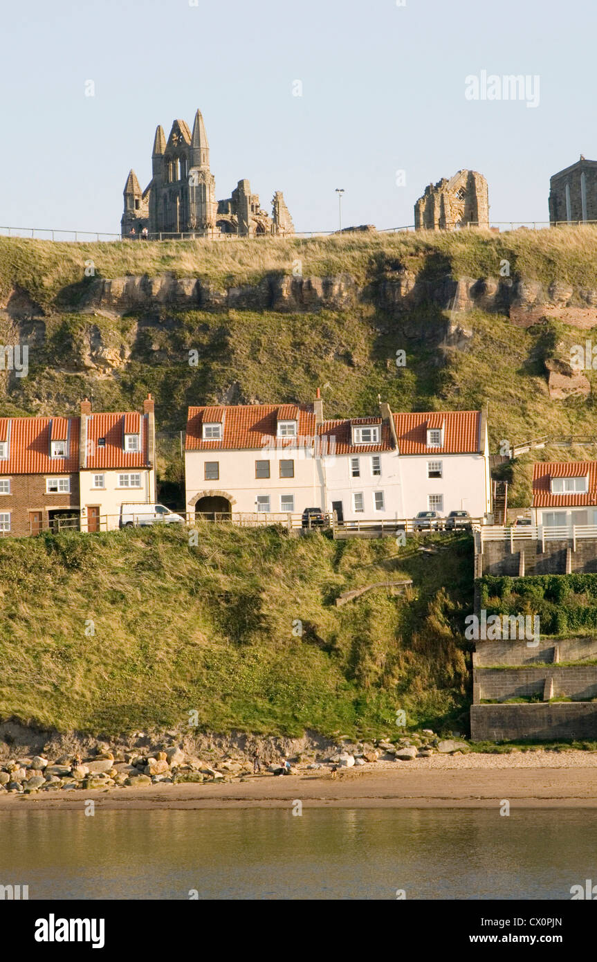 whitby abbey ruins ruin north yorkshire uk bram stoker dracula Stock ...