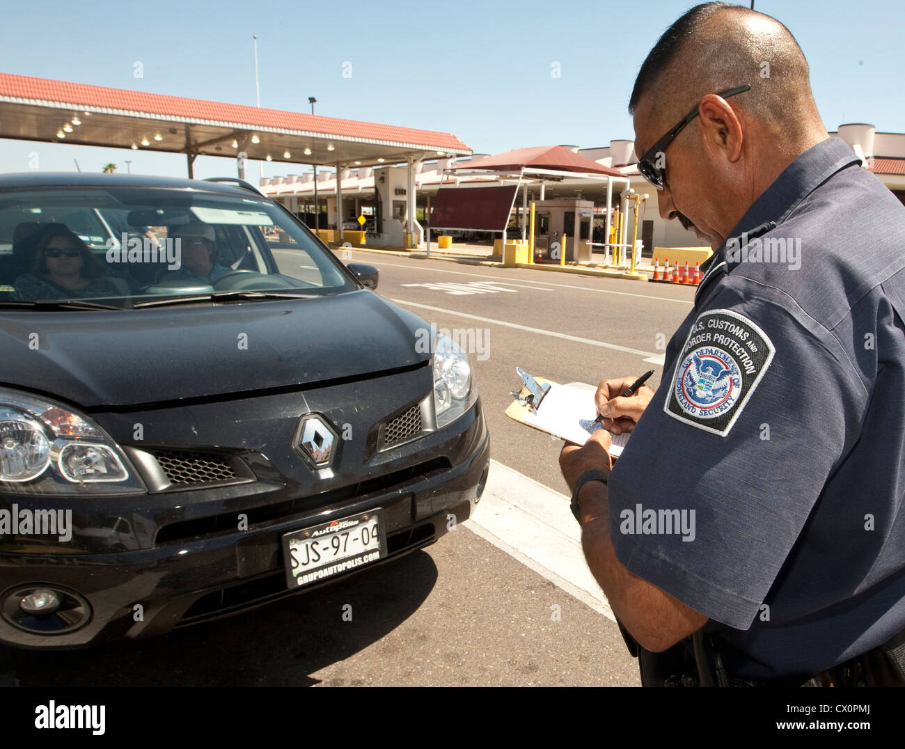 U.S Customs and Border Protection Officer at the Laredo, Texas port of ...