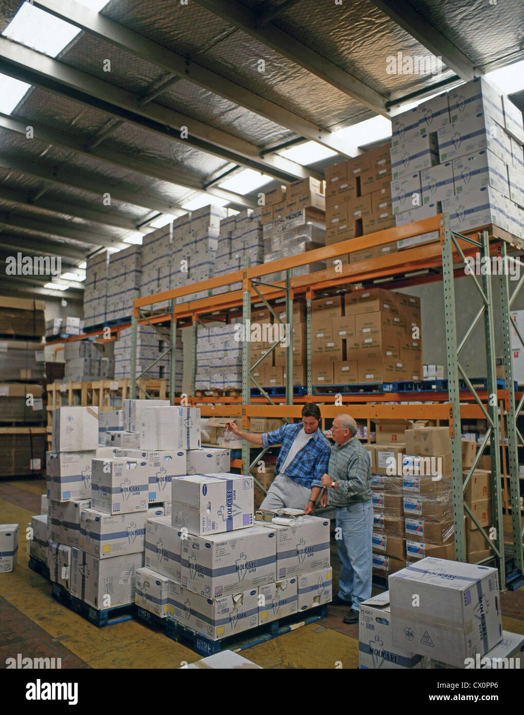 Interior of warehouse, Heathcote, Christchurch, Canterbury Region ...