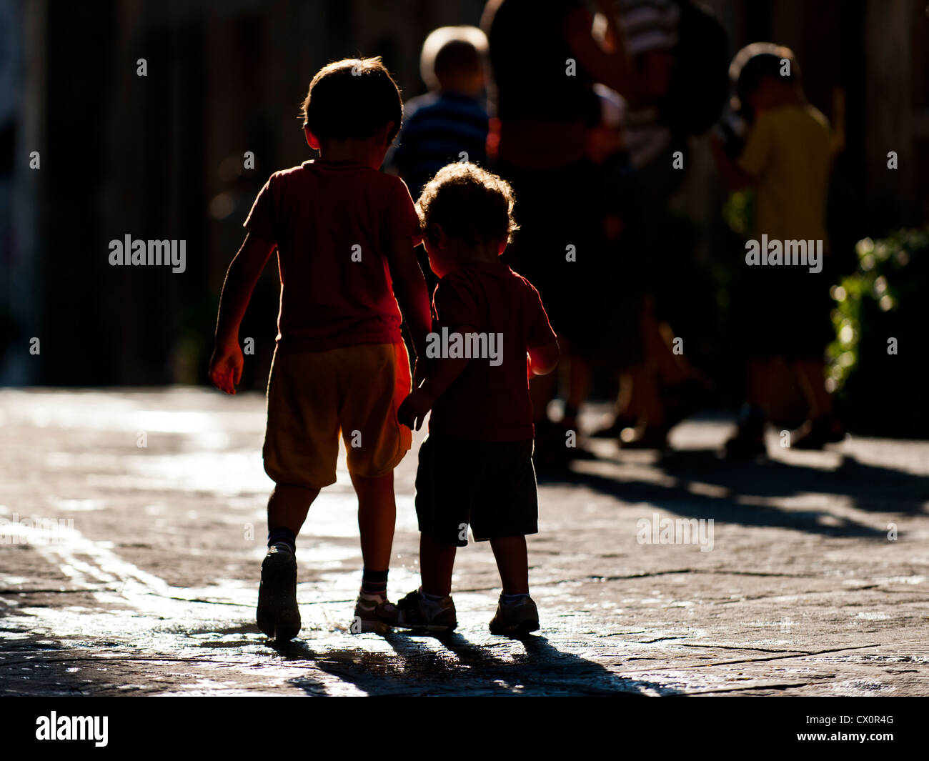 Afternoon kids play Stock Photo - Alamy