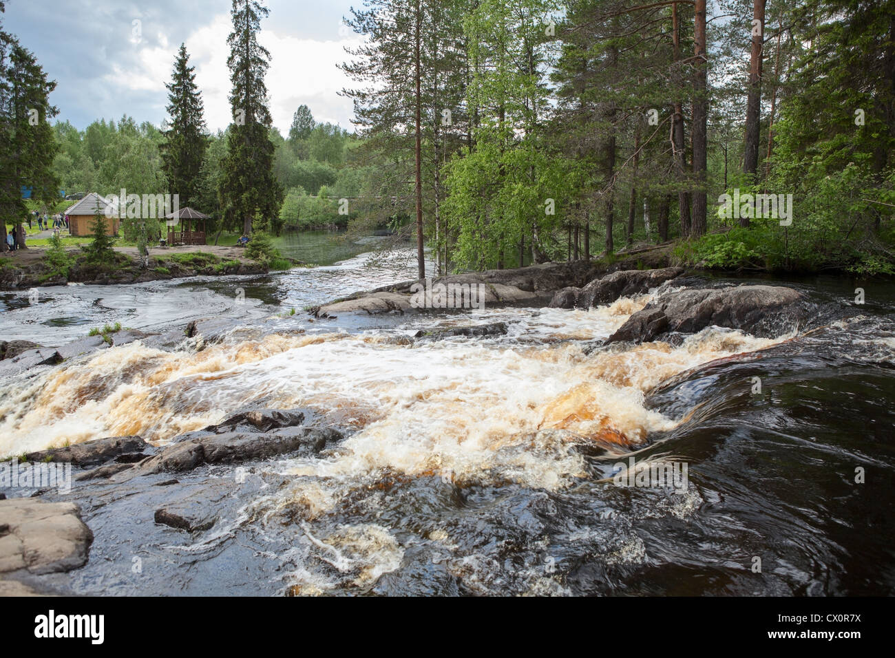 Ruskeala waterfalls hi-res stock photography and images - Alamy