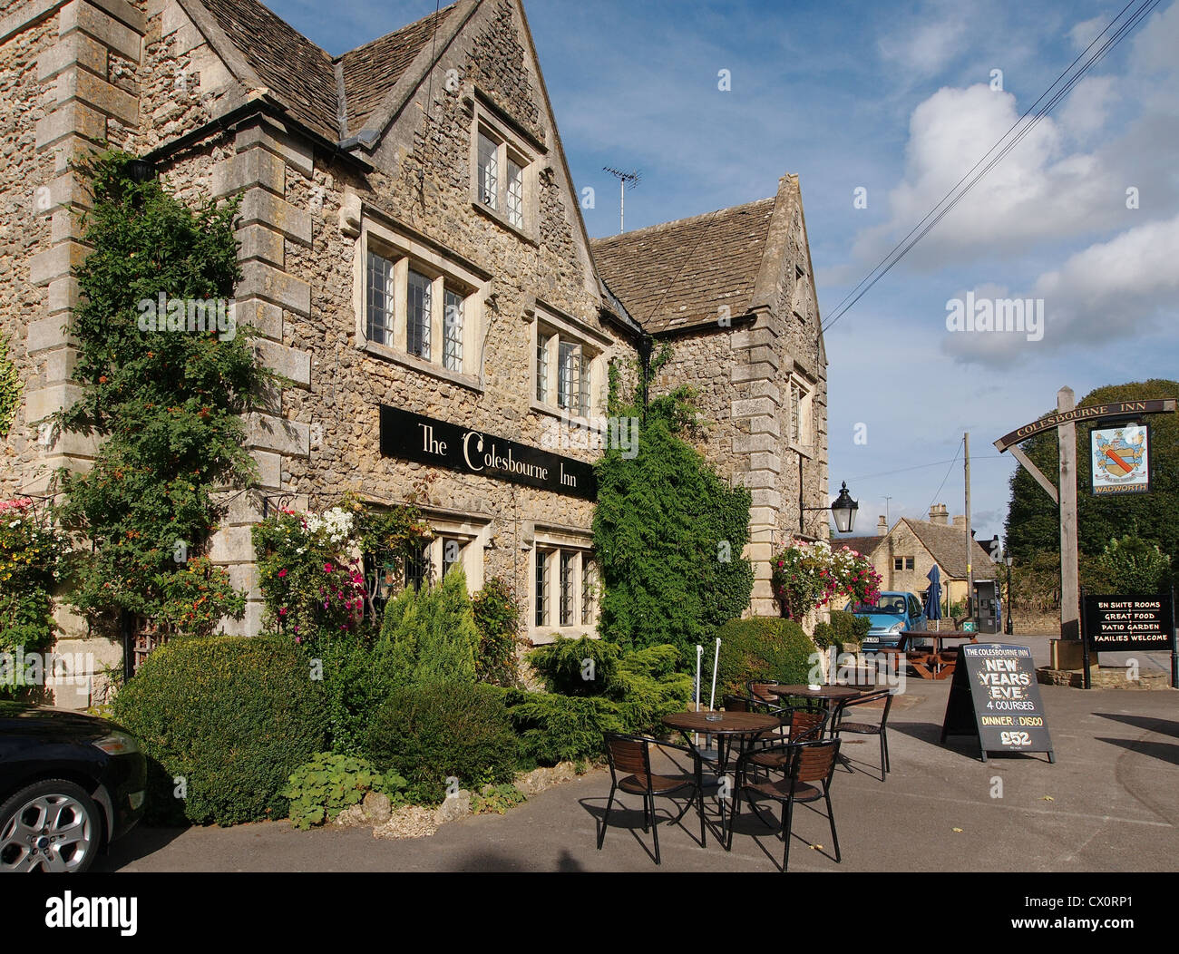 The Colesbourne Inn, Gloucestershire Stock Photo - Alamy