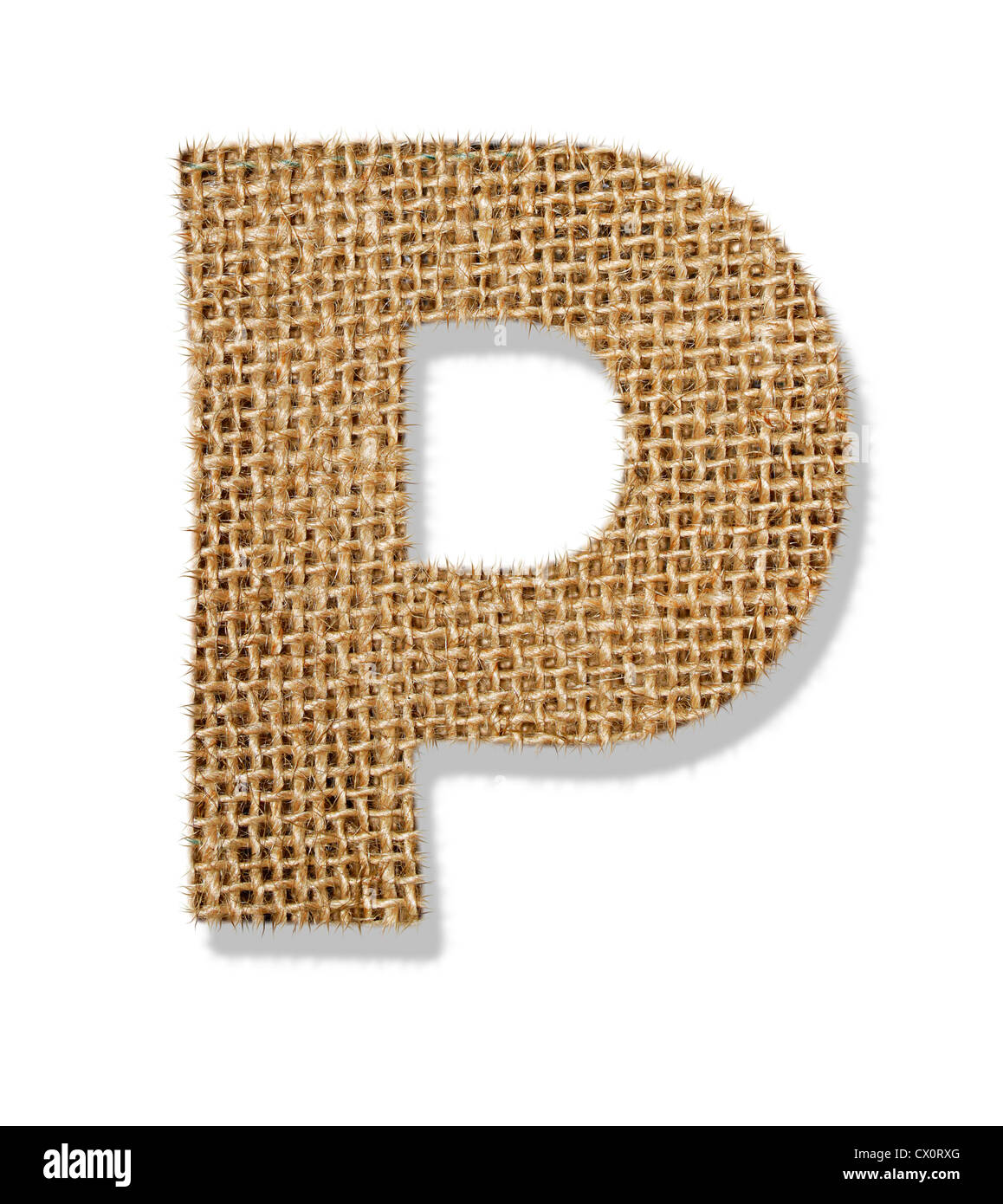 Letter made cloth Cut Out Stock Images & Pictures - Alamy