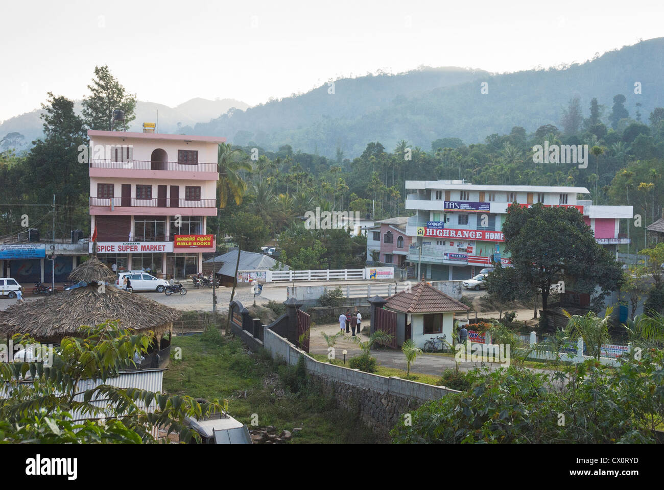 Elk201-3673 India, Kerala, Periyar, Kumily town Stock Photo: 50420593 ...