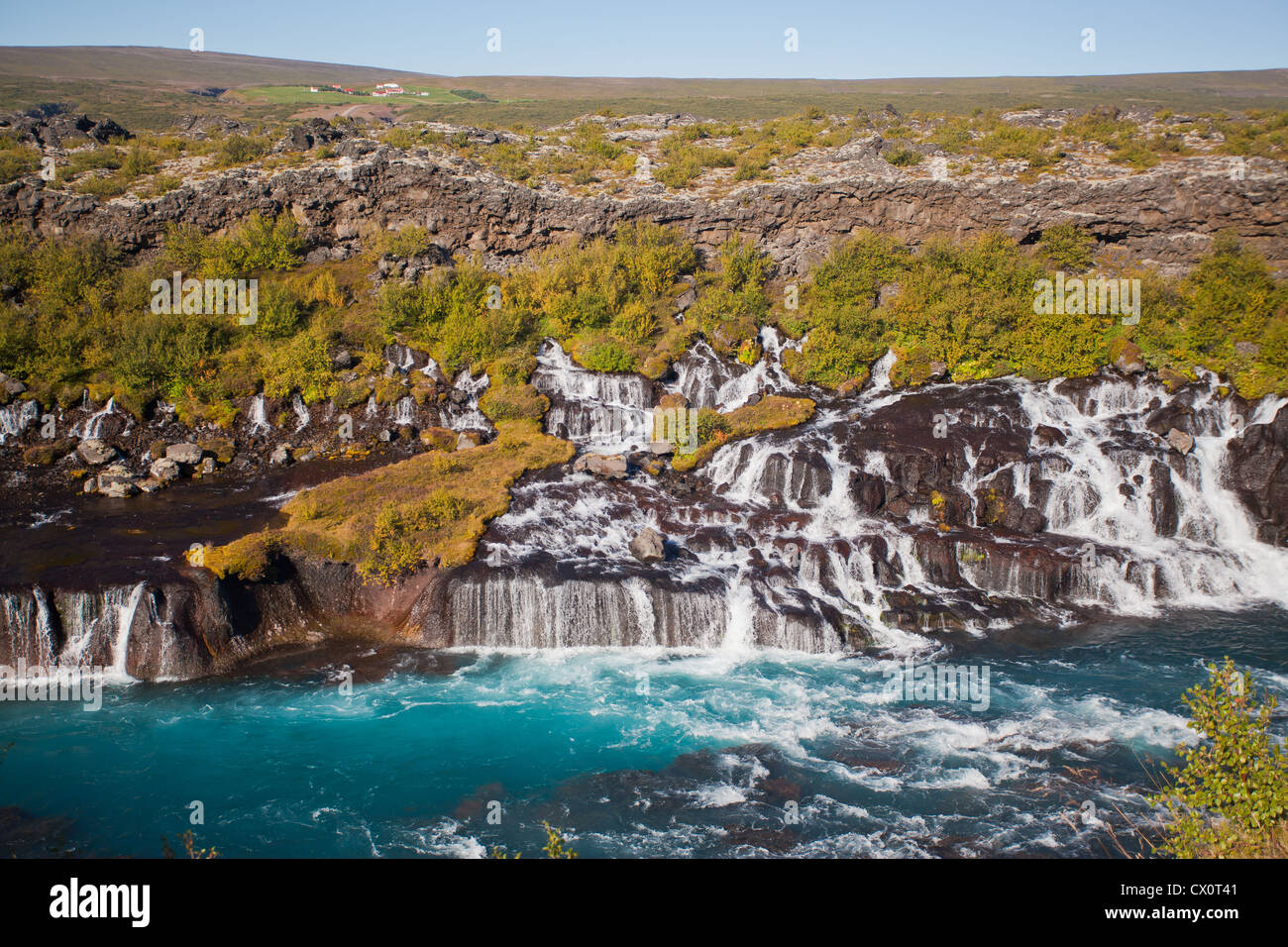 Waterfall in the southern Iceland, Europe Stock Photo - Alamy