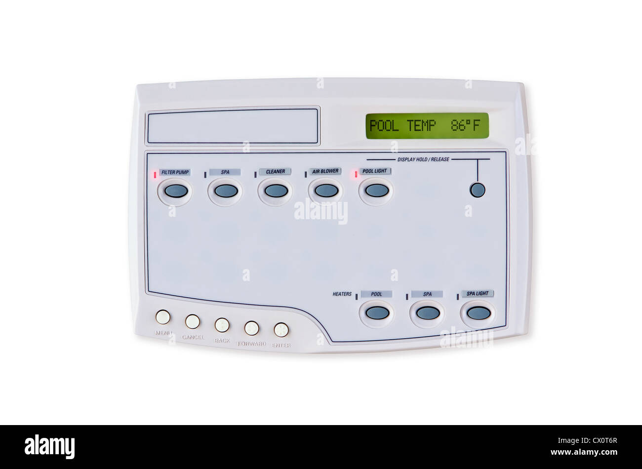 Swimming pool control system Stock Photo - Alamy