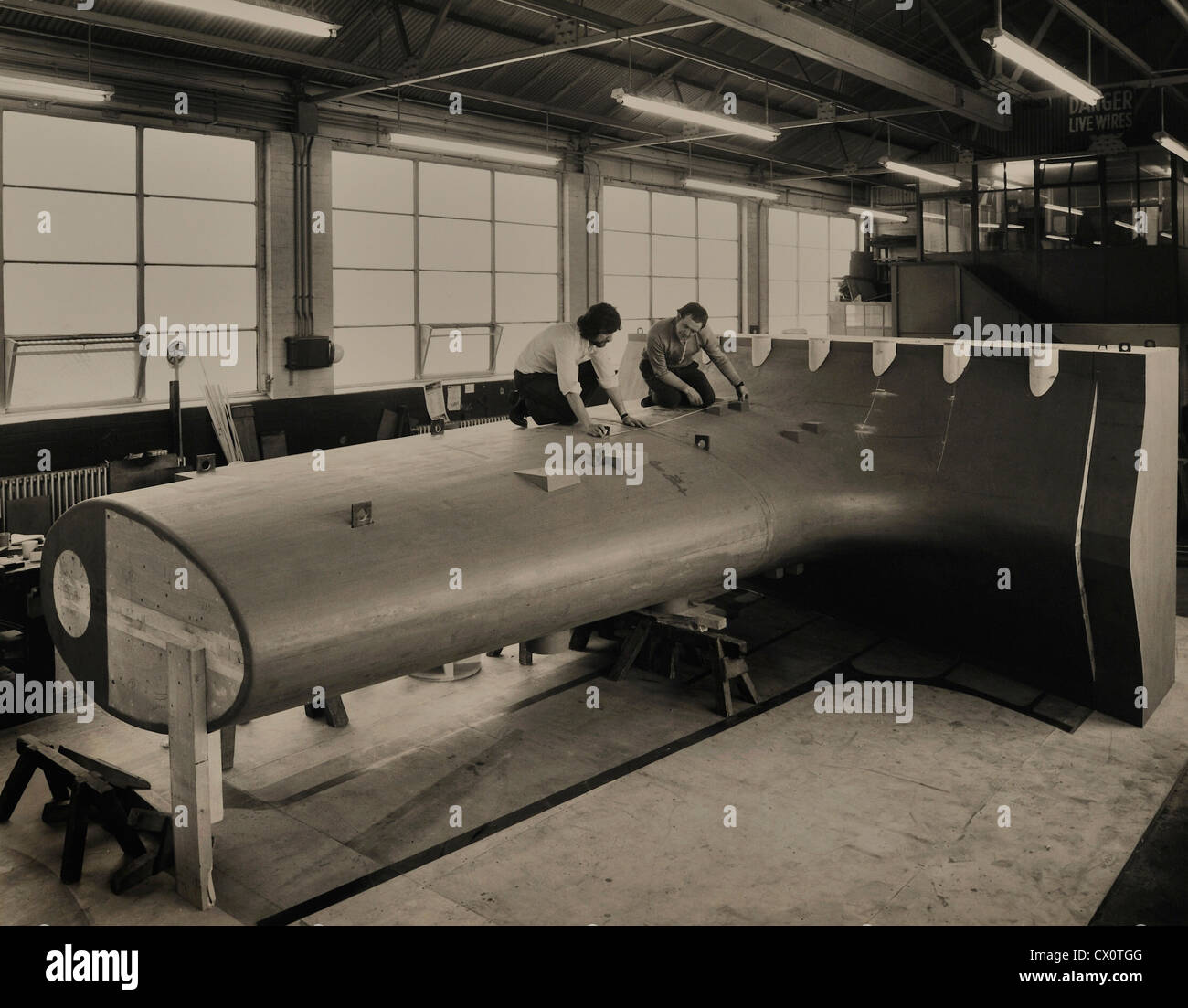 Preparing Wooden Pattern of Ships Rudder Horn British Steel Sheffield ...