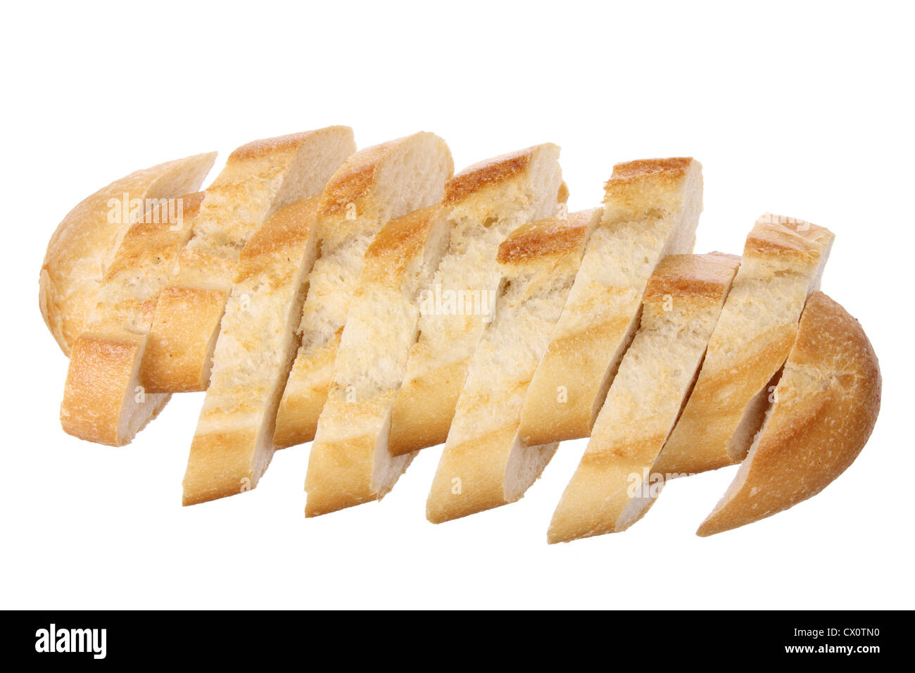Sliced Bread Roll Stock Photo - Alamy