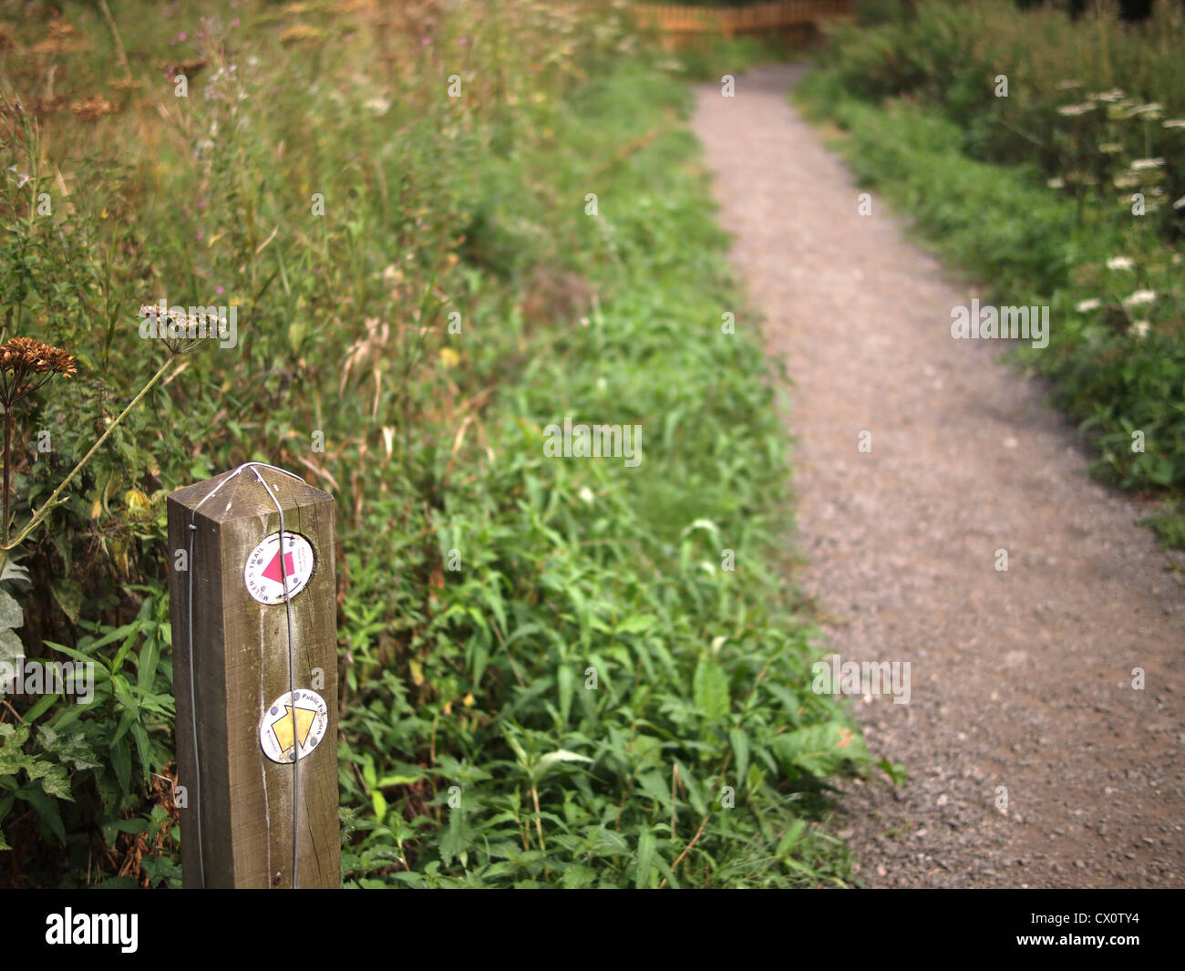 footpath in countryside Stock Photo - Alamy