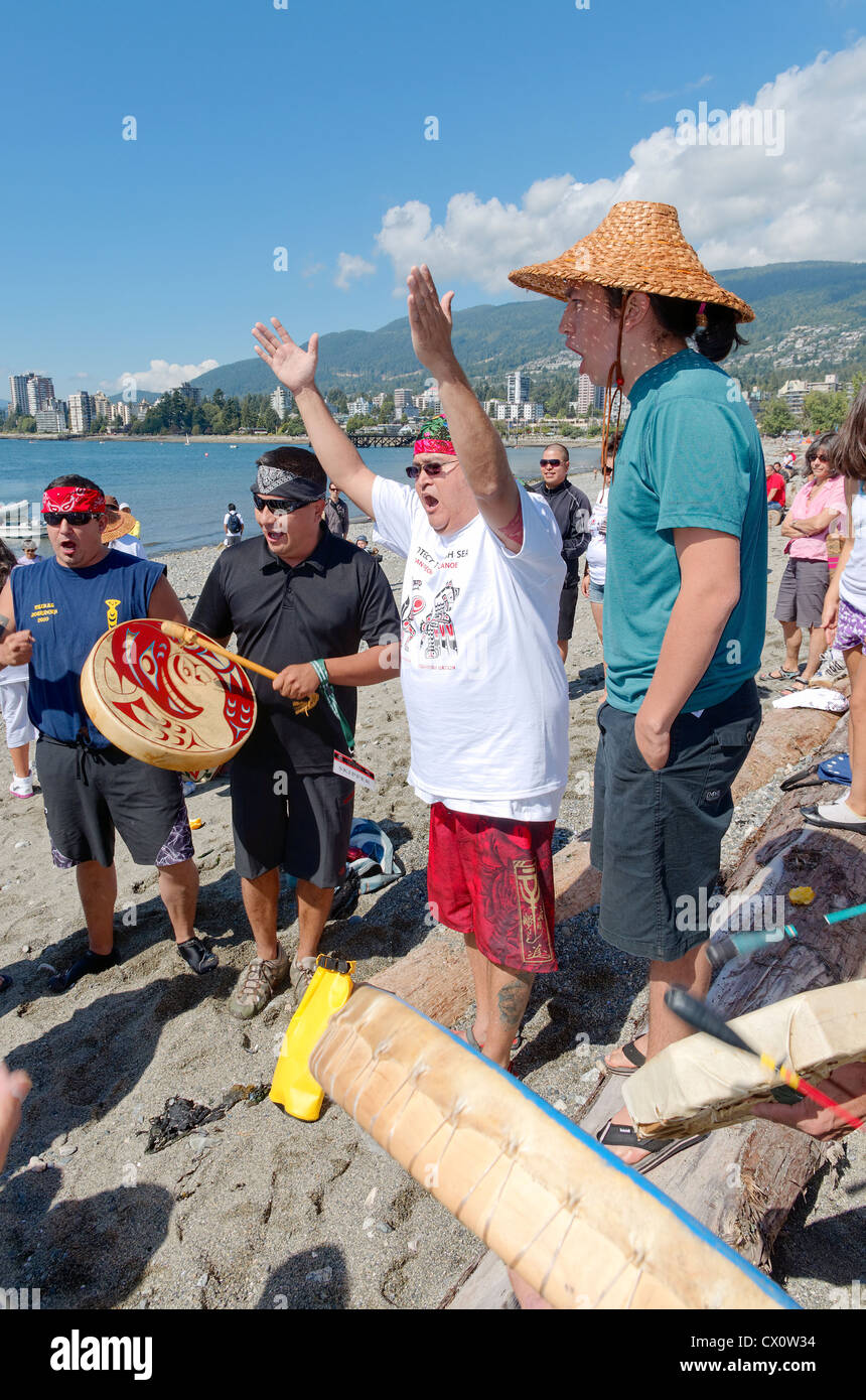 Squamish nation ceremony hi-res stock photography and images - Alamy