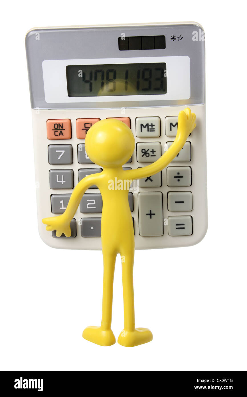 Accountancy calculator Cut Out Stock Images & Pictures - Alamy