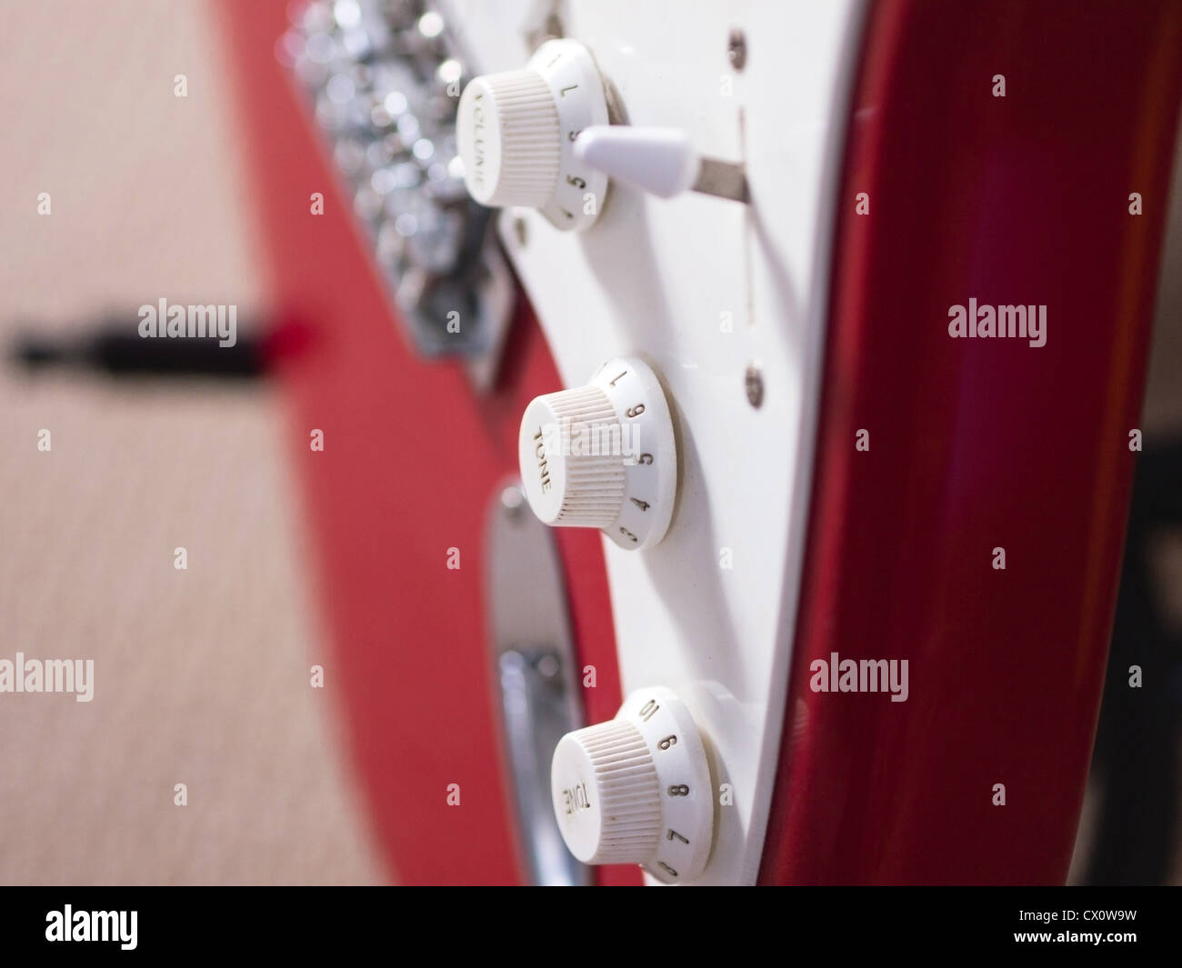 guitar red close up Stock Photo - Alamy