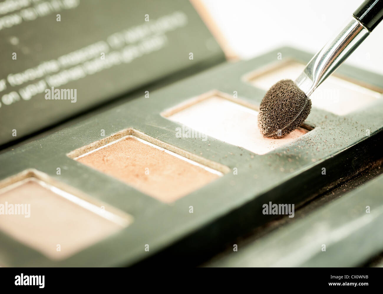 Make up blush on powder earth tone color on white background Stock ...