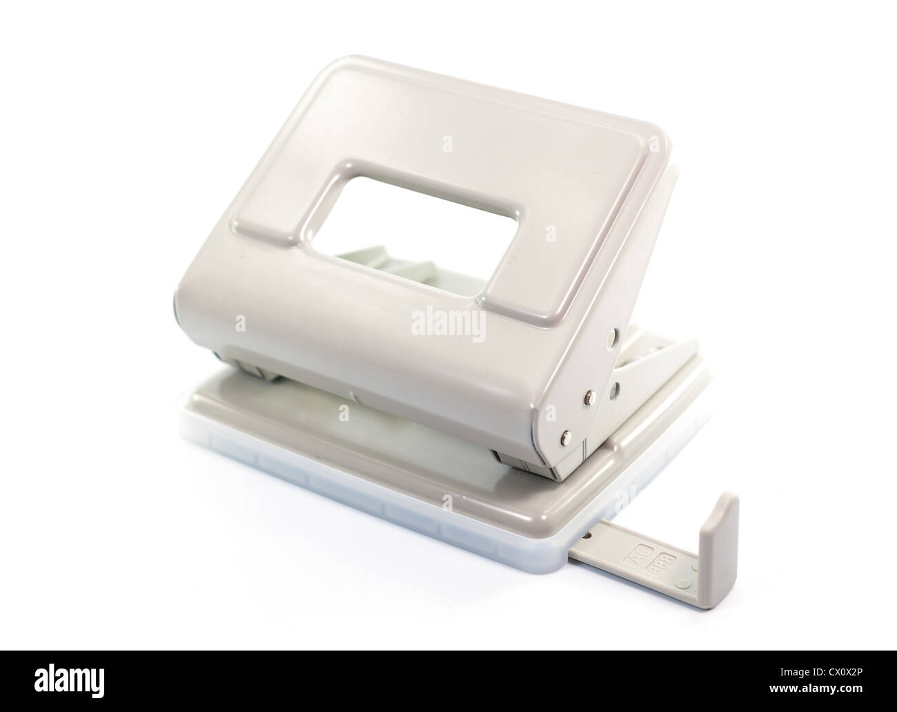 Paper puncher on white background isolate Stock Photo - Alamy