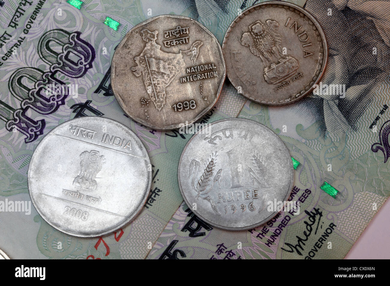Ruppe, indian money Stock Photo - Alamy