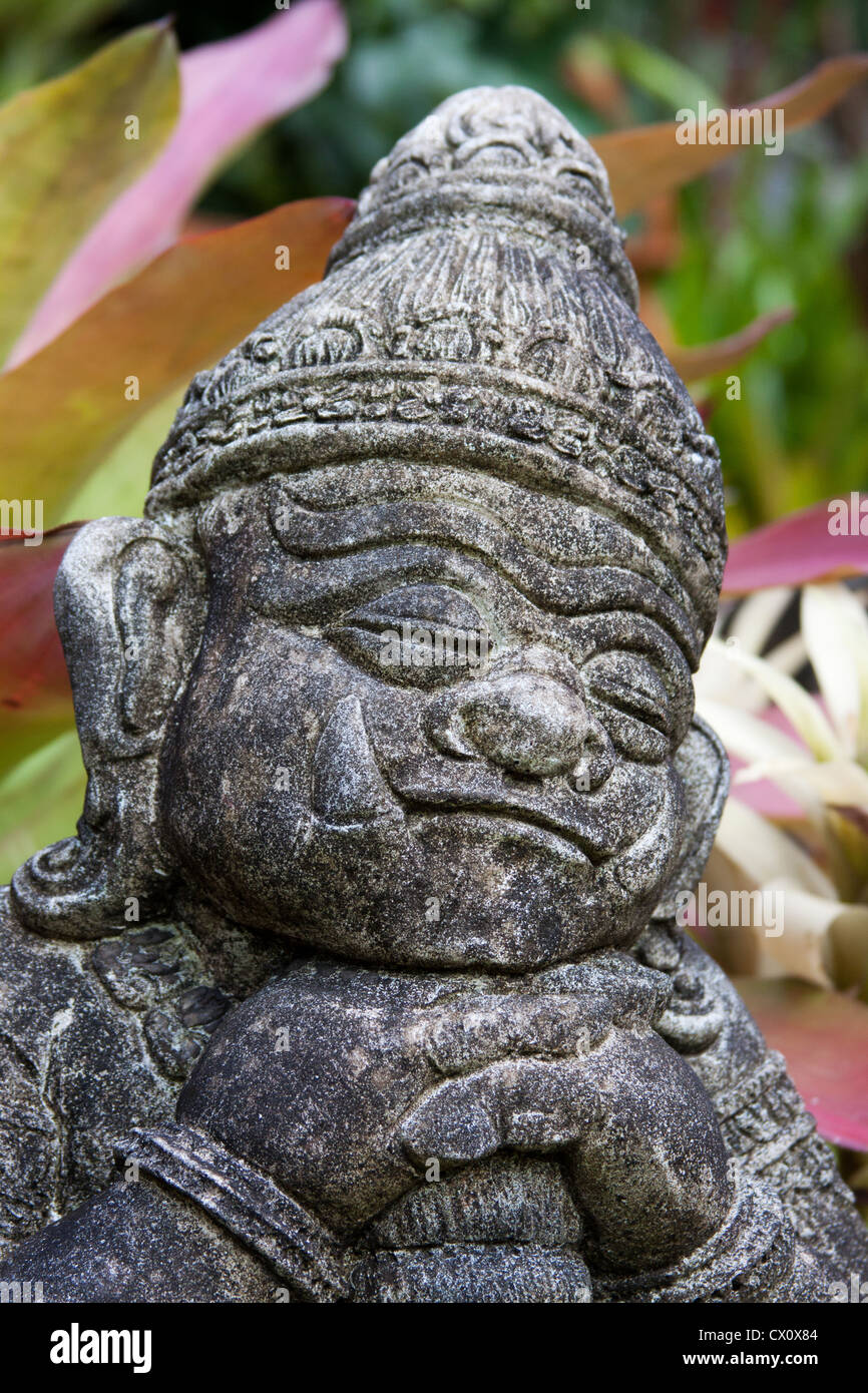 Thai ancient stone statue. Thai culture mythology Stock Photo - Alamy